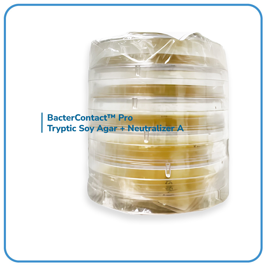 BacterContact™ Pro Tryptic Soy Agar + Neutralizer A - Bacterlab