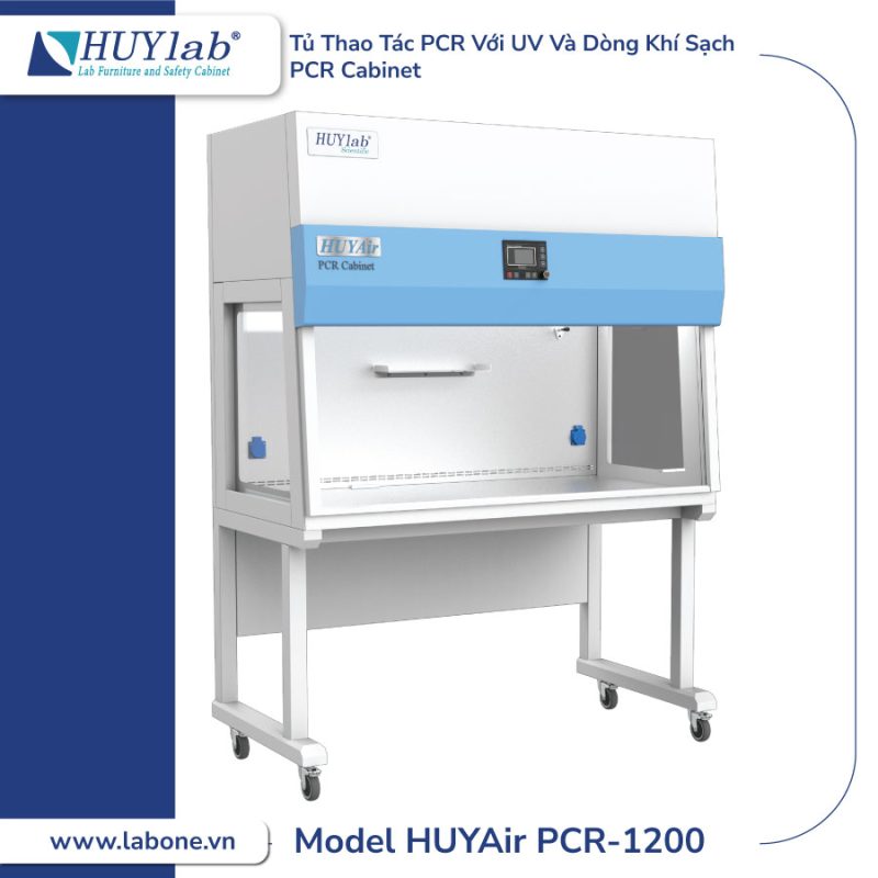 Model HUYAir PCR-900 | PCR Cabinet With UV And Clean Air Flow - HUYLab
