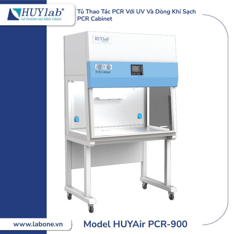 Model HUYAir PCR-900 | PCR Cabinet With UV And Clean Air Flow - HUYLab