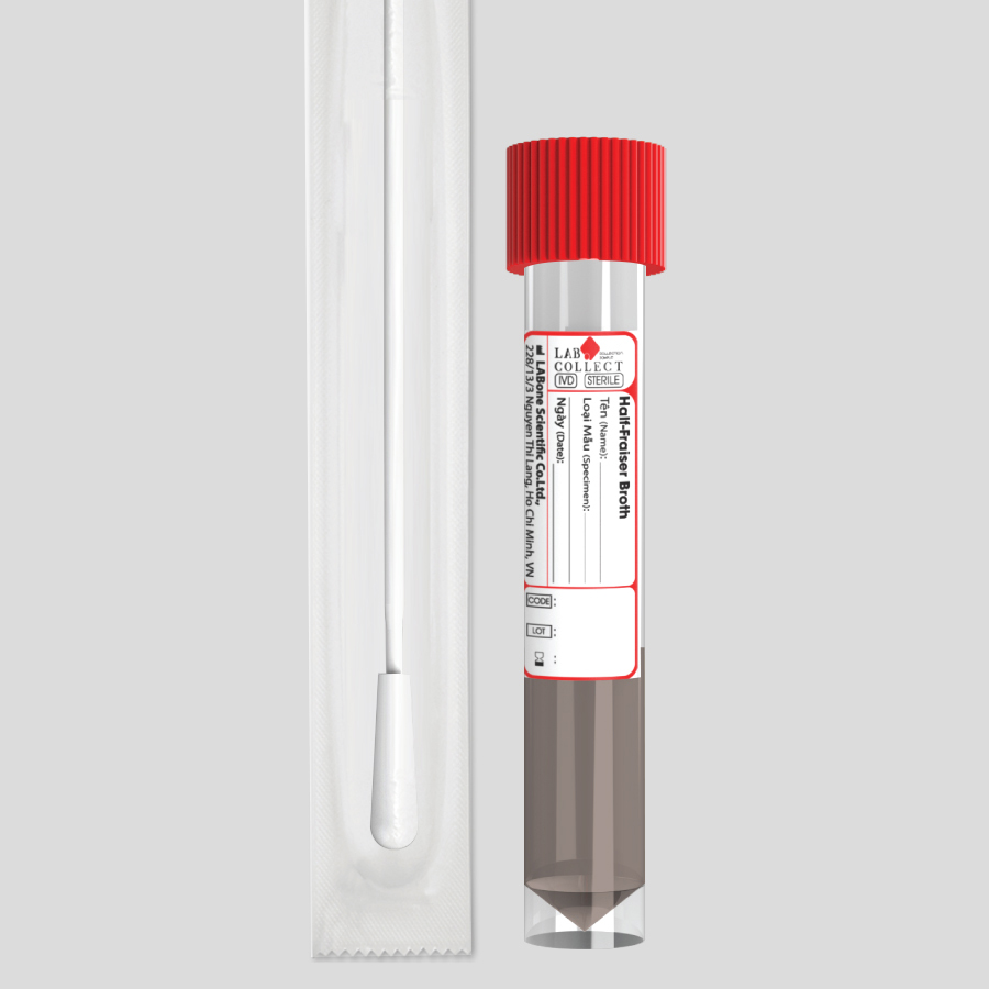 SwabCollect™ Half-Fraiser Broth With Cotton Swab - Labcollect