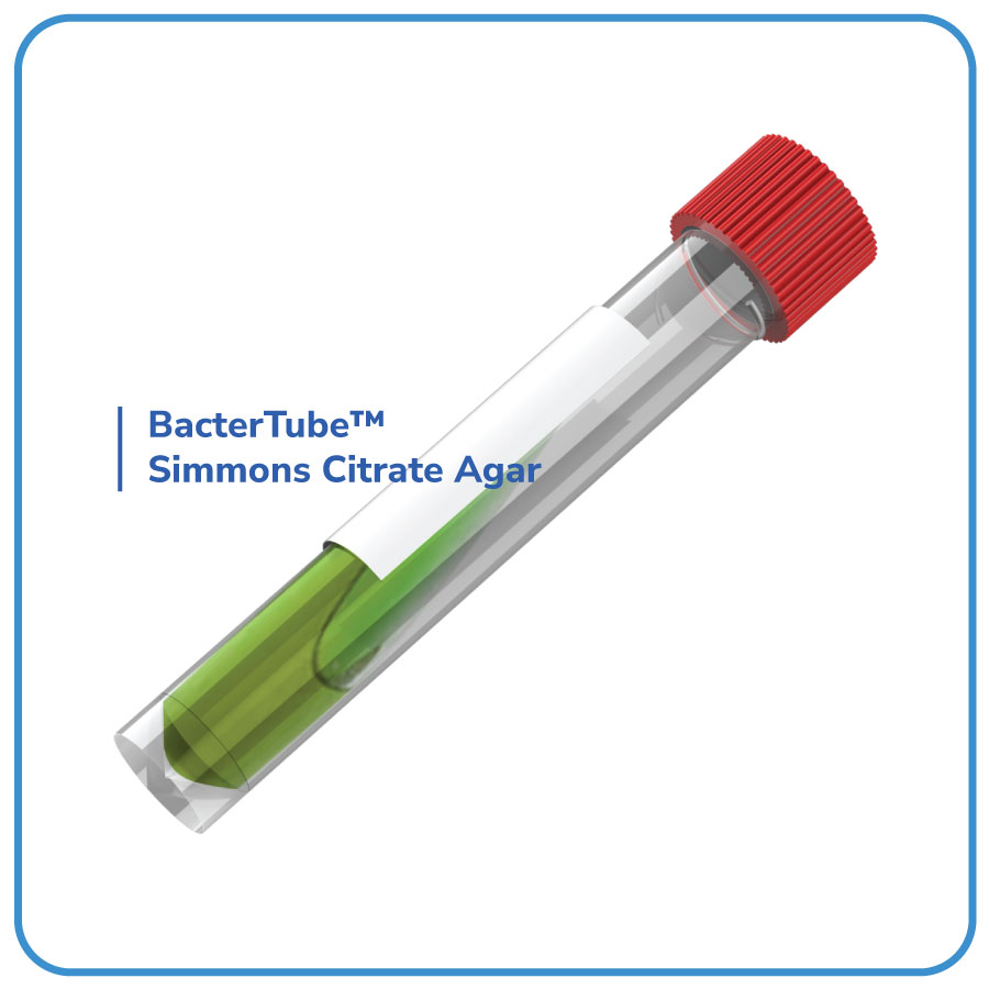 BacterTube™ Simmons Citrate Agar - LABone Scientific Co.Ltd.,