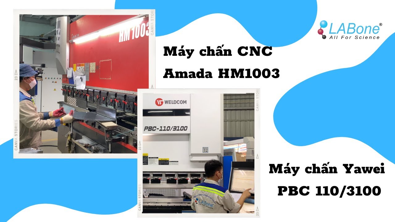 LABone - 2 máy chấn Yawei PBC 1103100 & Amada HM10 - LABone Scientific ...